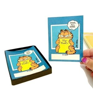 Garfield | Office | Vintage 978 Garfield The Cat Jim Davis Book Plates ...